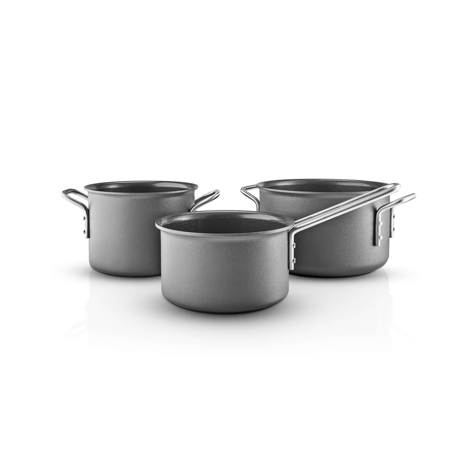 Grey Line Cookware set - 3 pcs - ceramic Slip-Let® non-stick