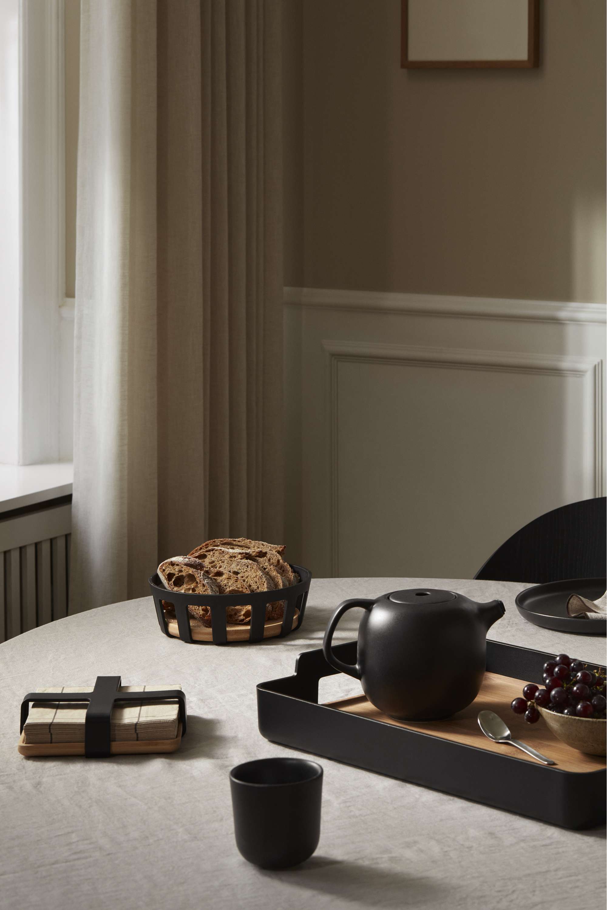 Nordic kitchen Rectangular serving tray