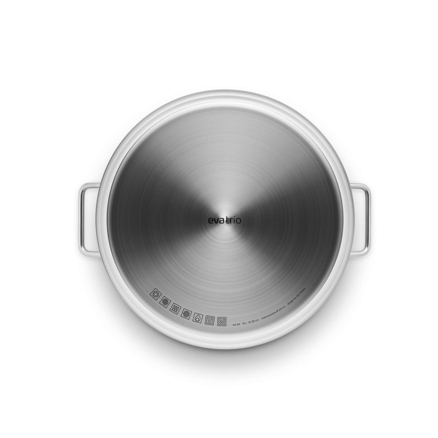 Stainless steel stock pot - 15 l